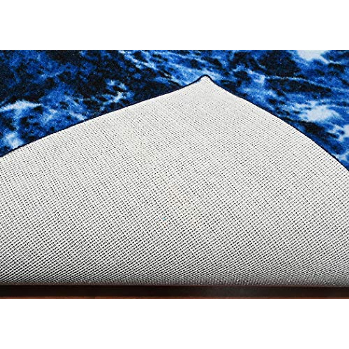 Garland Rug Mossy Oak Elements Aqua Camouflage 6 Ft. X 9 Ft. Area Rug Ideal for Living Rooms & Hallways, Stylish & Durable for High-Traffic Areas