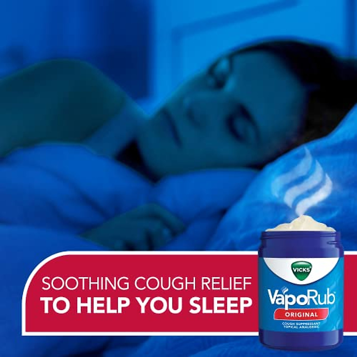 Vicks VapoRub Original (Pack of 3) & Vicks VapoRub Lavender Essential Oil, Chest Rub Ointment, Relief from Cough, Cold & Pains w/ Original Medicated Vicks Vapors, Topical Cough Suppressant, 1.76 OZ