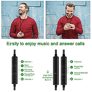 XINLIANG USB C Headphones USB C Wired Earbuds Type C Headphones Magnetic with Microphone Compatible for Samsung Galaxy S23/S22/S21/S20/FE, Google Pixel 7/6 Pro, iPad Pro, MacBook, OnePlus