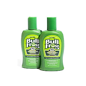 Bullfrog Sunscreen Amphibious Lotion SPF 50 | Oxybenzone & Octinoxate Free | Broad Spectrum Moisturizing UVA/UVB, 5oz, 2 pack…