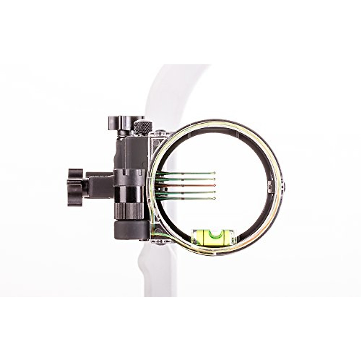 Trophy Ridge Cypher Archery Bow Sight - .019 Fiber Optic 5 Pin Sight, Tool Less Windage and Elevation Adjustability, Adjustable Rheostat Light, Ambidextrous