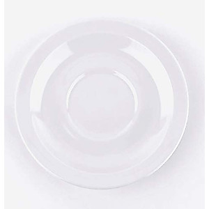 G.E.T. Enterprises DC-200-W White 5.75" Saucer for DC-100 & DC-101 (Pack of 12)