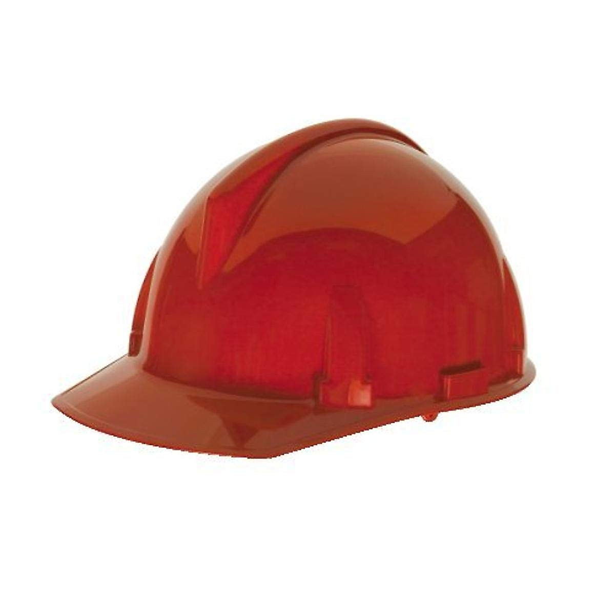 MSA 475384 Topgard Slotted Protective Cap with Fas-Trac Suspension, Standard, Red