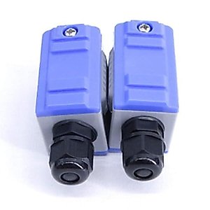 VTSYIQI Ultrasonic Flowmeter Transducer TS-2 Clamp-on Sensor for Pipe Diameter DN25~100mm for Wall Mounted TUF-2000SW TUF-2000B Module TUF-2000M Fixed TUF-2000F Liquid Flow Meters