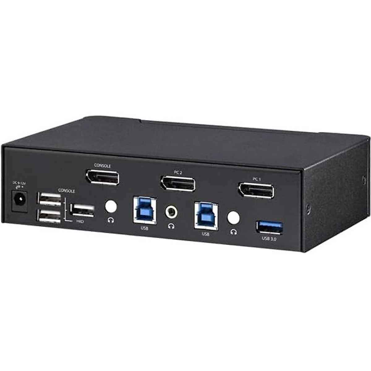 StarTech.com 2 Port DisplayPort KVM Switch - 4K 60Hz - Single Display - Dual Port UHD DP 1.2 USB KVM Switch with Integrated USB 3.0 Hub & Audio-Dell HP Apple Lenovo-TAA Compliant (SV231DPU34K), Black