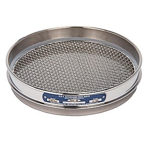 8" Sieve, All Stainless, Half Height, No. 6