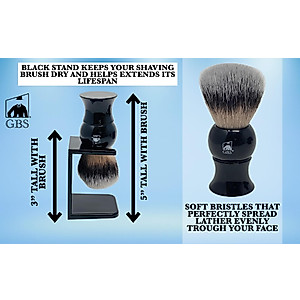 G.B.S Straight Razor Wet Shaving Kit - Classsic Shave Grooming Gift Set for Men - Includes: Straight Edge Razor, Shaving Brush, Alum Block, Shave Soap, Shave Mug Bowl,Sharpening Strop and Paste