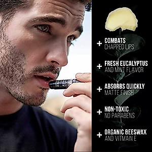 RUGGED & DAPPER - Hydration Remedy Lip Balm, Age Defense Face Moisturizer and Daily Power Scrub Facial Cleanser