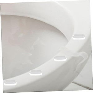 Homoyoyo 1set Toilet Seat Cushion Toilet Seat Pad Toilet Covers Toilet Seat Bumpers Door Bumper Toilet Seat Bidet Replacement Kit Silicone Bumpers Furniture Bumpers Silicone 20pcs
