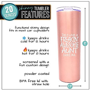 Aunt Gifts for Women - Best Aunt Mug, Tumbler, Coffee Cup Mugs - Gift for Aunt, Great Aunts from Niece, Nephew for Birthday, Christmas, Mothers Day, Present for Aunt, New Aunt Gifts, Funny mug aunt