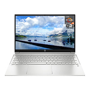 HP Pavilion Laptop, 15.6" FHD Touch Screen, AMD Ryzen 5 5625U Processor, 16GB RAM, 1TB PCIe SSD, Webcam, HDMI, Fingerprint Reader, Backlit Keyboard, Wi-Fi 6, Windows 11 Home
