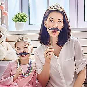 AOPRIE Birthday Crown for Women Birthday Queen Sash for Women Birthday Tiara for Women Birthday Girl Headband Princess Crown Rhinestone Happy Birthday Accessories Rose Gold