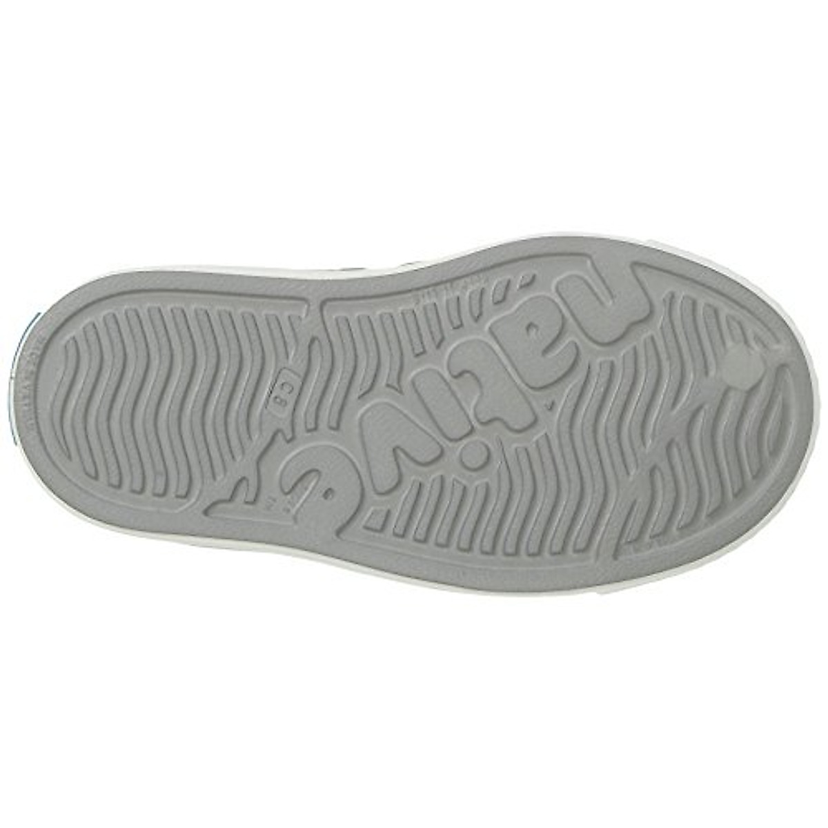 Native Kids unisex-baby Jefferson Water Shoe,pigeon grey/shell white,7 Medium US Toddler