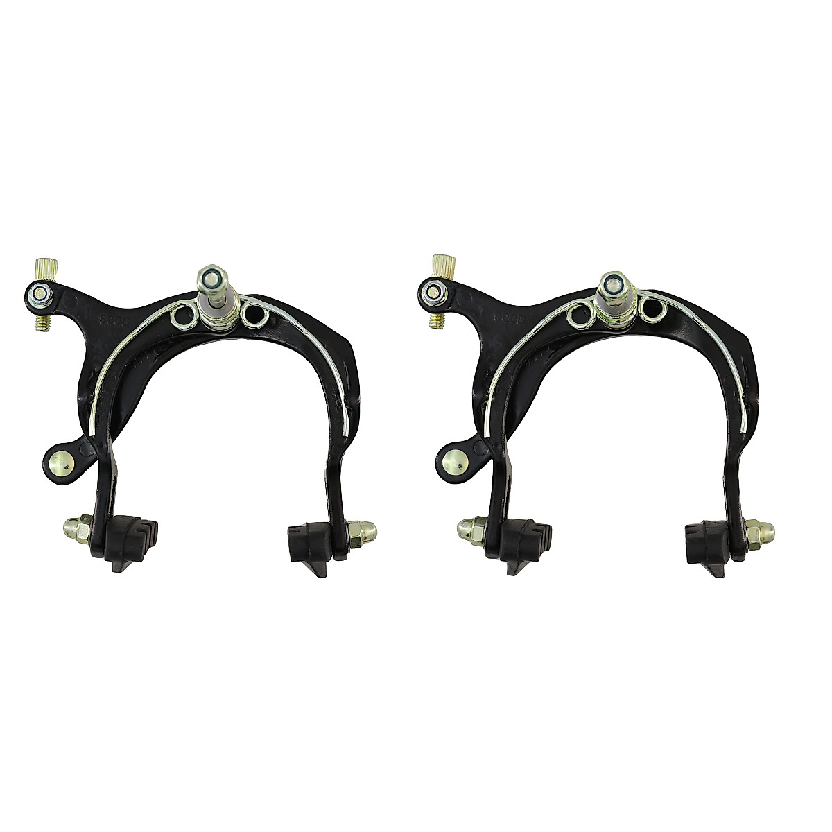 WEERAS 2-Piece Bicycle Brake Calipers Road Bike V Aluminum Bicycle Brake Replacement Set