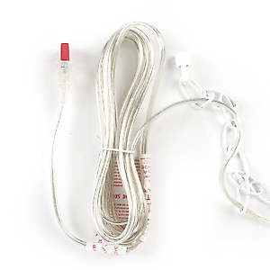 Tadpoles 3-Bulb Vintage Plug-In or Hardwired Mini-Chandelier, White Diamond