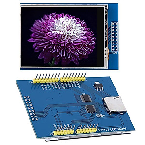 2.8 TFT LCD touch screen display module with 8-bit parallel bus Color display, touch screen, 8-bit parallel interface, 2.8 display.