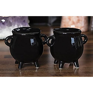 "Home Décor Accents" Halloween Witching Hour Witch Magic Cauldrons Salt N Pepper Shakers - Home Accents 33-kl1-9016