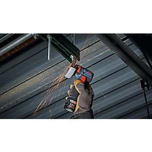 BOSCH GWS12V-30N 12V Max Brushless 3 In. Angle Grinder (Bare Tool), Blue