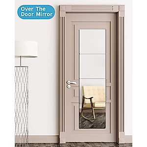 Unstoppable wall mounted full length mirror, full body mirror, child safety shatterproof mirror, thick 1/8 inch 10" x 40"(10"x10"x4Pcs) home gym fitness mirror, acrylic plastic bedroom mirror