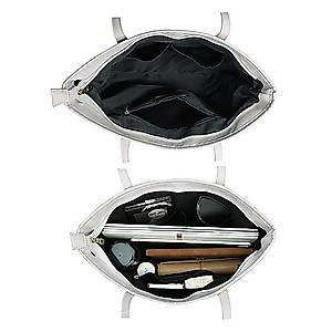 Montana West Quilted Handbag for Women Leather Tote Shoulder Bag Large Fashion Satchel Hobo Purse MWC-084WT