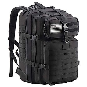 Military Tactical Backpack Daypack Molle Bag 3 Day Assault Pack Bug Out Bag Men 45L Large
