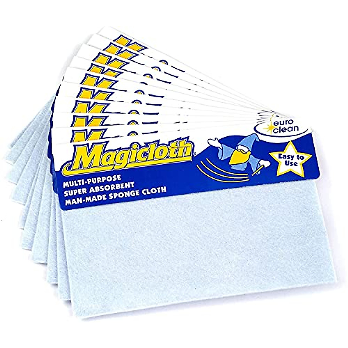 The Original Cleaning Shammy 6-Pack, 20" X 27", X-LARGE, Multi-Purpose, Super Absorbent Cleaning Cloth, 100% Rayon, Made In Germany, For Washing, Waxing, Buffing, Kitchen Use and More!