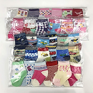 WAFUNNE Baby Boy Girl Socks Wholesale 20 Pairs Baby Socks Cotton Girl 0-12 months