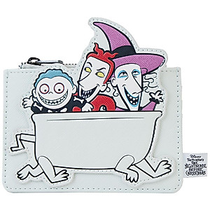 Loungefly Disney The Nightmare Before Christmas Lock Shock Barrel Bathtub Cardholder Standard