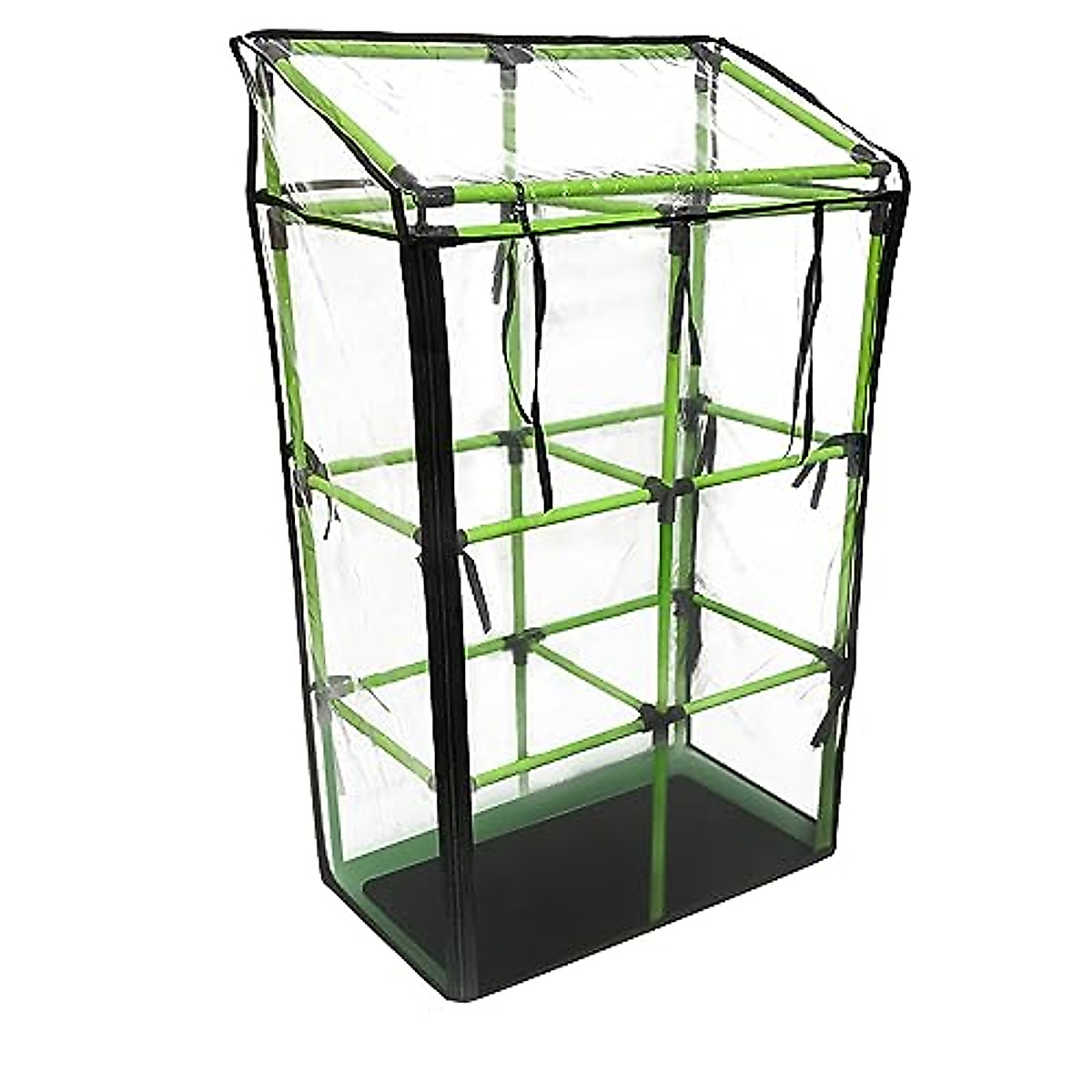 Bio Green JGL-C Greenhouse Compatible with City Jungle Trellis and Heidelberg – Outdoor and Indoor 2 Zippers – Protection Plant Covers – Transparent Design