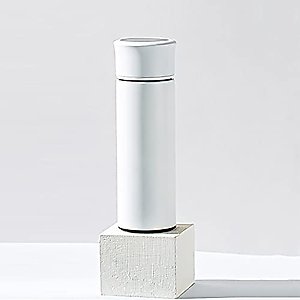LINK UV-C Self Cleaning Sterizing Tumbler White 350ml / Water Purification /304SS Vacuum Insulated Stainless Steel Hot & Cold Double Walled/Tumbler Sterilization & Travel