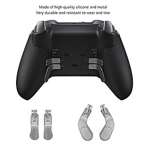 Game Repair Tools Kit for Xbox One Elite Series 2 Controller, Removable Design (6 Exchange Thumbsticks, 4 Paddles, 2 D Pads, 1 Tool), Controller Accessory Replacement Kit