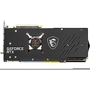 MSI Gaming GeForce RTX 3090 24GB GDRR6X 384-Bit HDMI/DP Nvlink Tri-Frozr 2 Ampere Architecture OC Graphics Card (RTX 3090 GAMING X TRIO 24G)