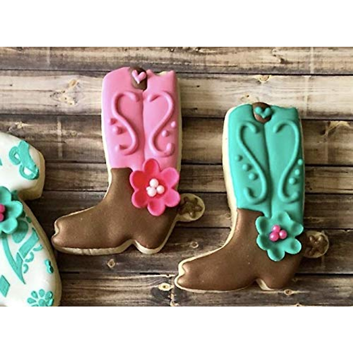 Cowboy Boot Cookie Cutter 3.5" Made in USA by Ann Clark
