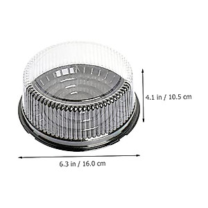 CALLARON 20pcs Packing Box Packing Box Cake Box Mini Cake Box Mini Muffins Clear Plastic Container Portable Cake Carrier Cheesecakes Cheesecake Carrier Birthday Packing Box Cake Display Box