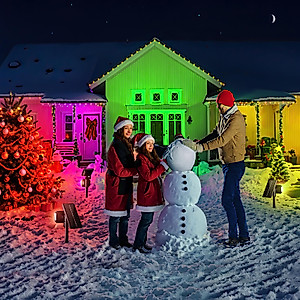 JSOT Solar Lights Outdoor, Spot Lights, Solar Powered Spotlight Waterproof Green Lights Solar Spotlights for Garden Yard Pathway Landscape Lighting