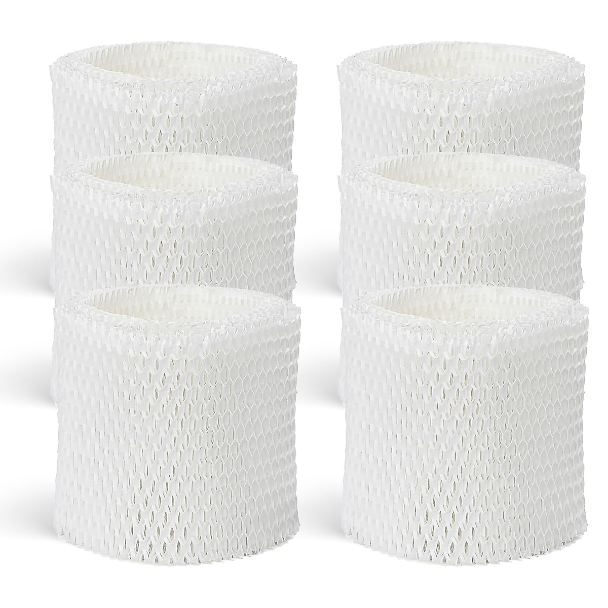 BIHARNT 6 Pack Humidifier Filters HAC-504 Replacement for Honeywell Humidifier Filter, Filter A Humidifier Filter Replacement for HCM300/350/600/700 Honeywell Humidifier, White