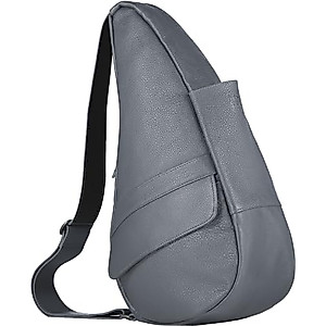 AmeriBag Classic Leather Healthy Back Bag Extra Small (Grey)