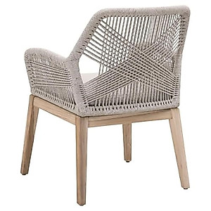 Star International Furniture Woven Fabric Outdoor Arm Chair - Gray (Set of 2)