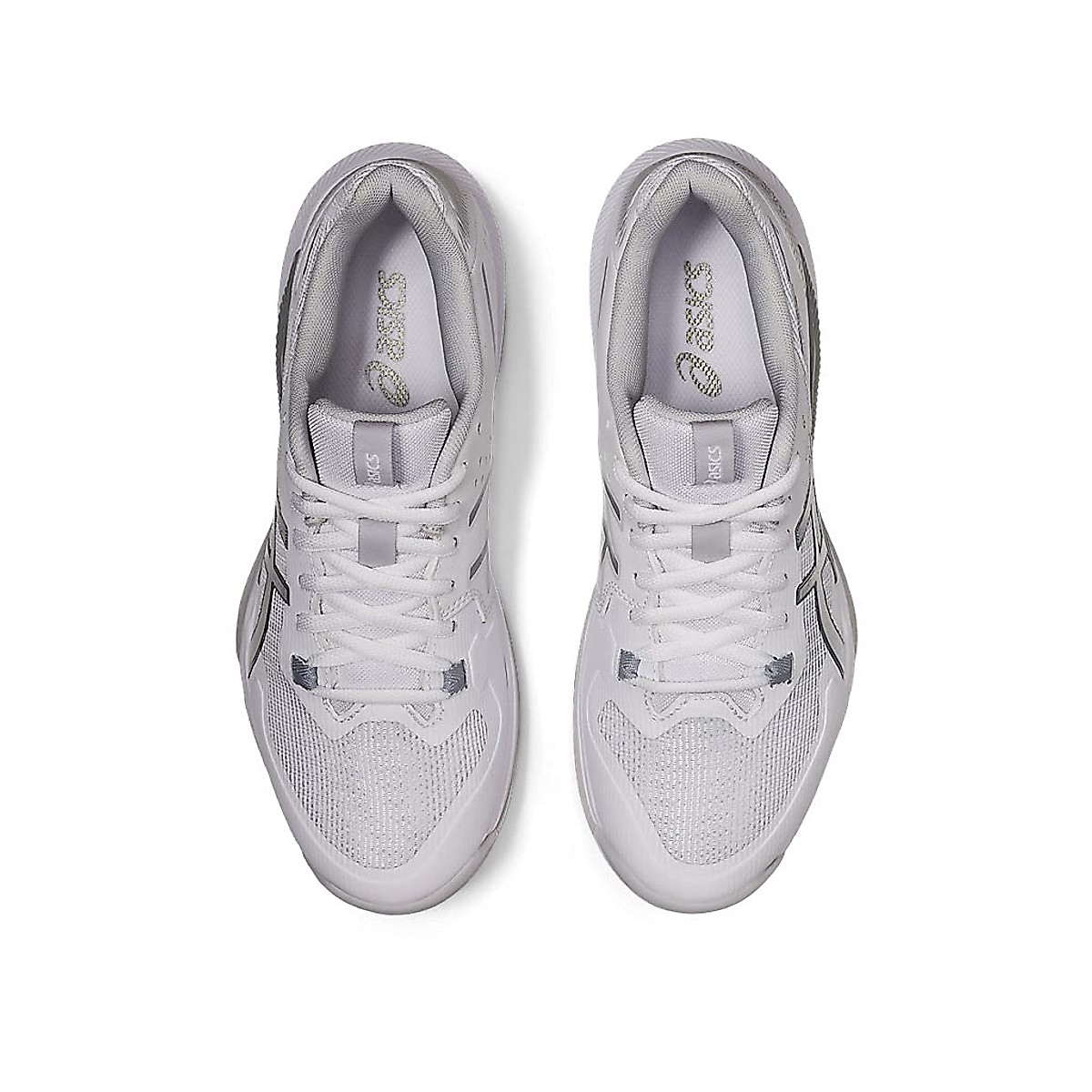 ASICS Women's Gel-Tactic Indoor Sport Shoes, 8.5, White/Pure Silver