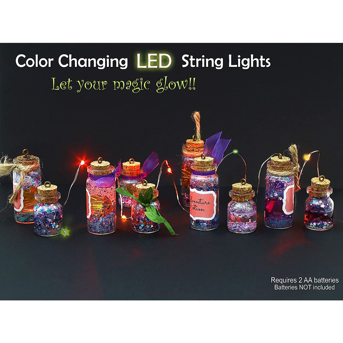 DIY Fairy Potions Kit for Kids - Make Your Own Fairy Potions Arts & Crafts Set - Great Gift for Kits 5 6 7 8 9 10 Years and Up (Fairy)