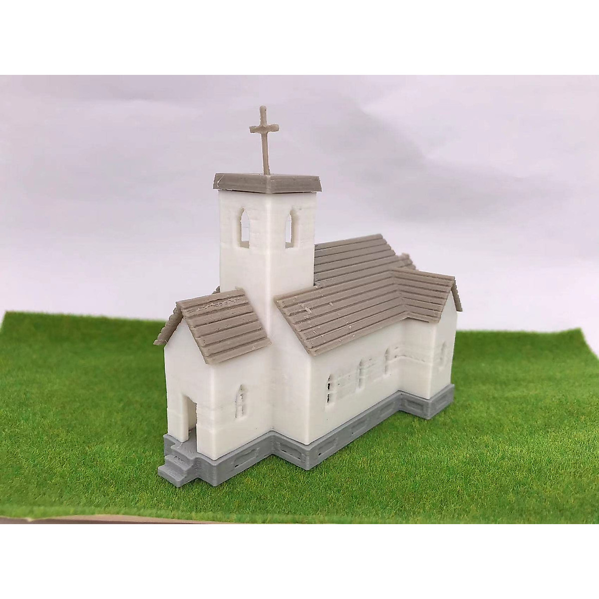 Railway Layout Scenery Country N Scale 1:150-160 Church Miniatures Model