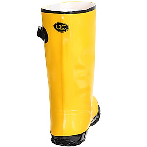 Custom Leathercraft Mens Rain-boots, Yellow, Size 11 US