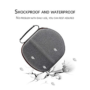 dethinton Compatible with Oculus Quest2 Case, Travel Case Compatible with Oculus Quest2 All-in-one VR Gaming Headset and Controllers Includes Multiple Quest2 Accessories (Gray)