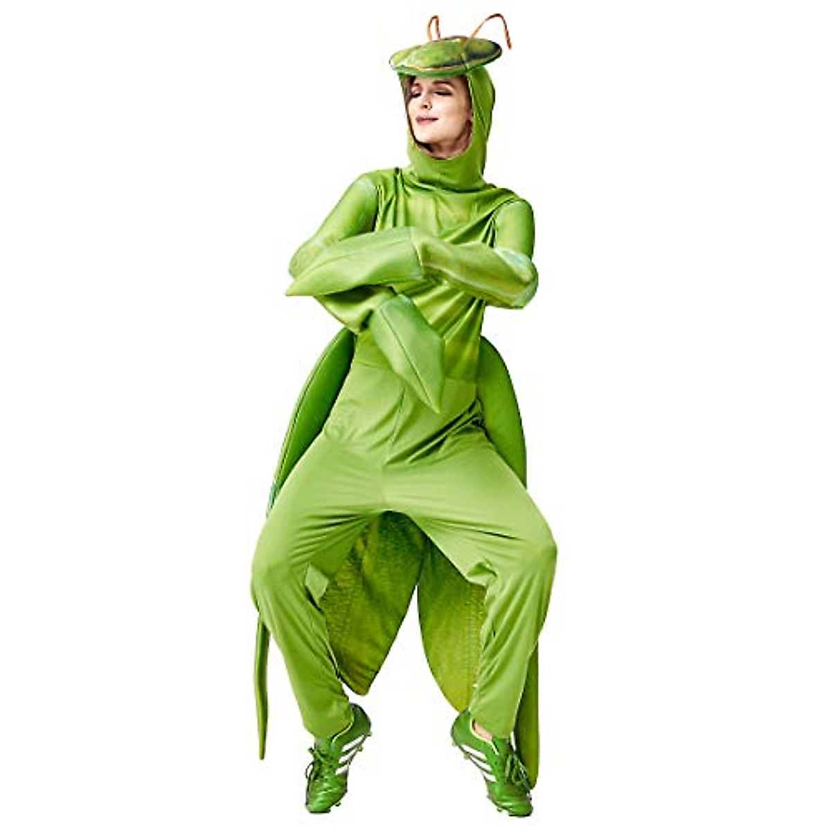 JYZCOS Praying Mantis Costume for Adult Men Women Insect Bug Fancy Dress