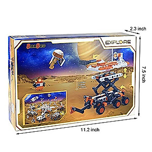 BanBao Toy Building Sets, Building Blocks Mars Rover Model Kit, Building Toys for Kids, Astronaut Toys, Space Toys for Boys 5-12, Collectibles New 2021 (265 Pieces)