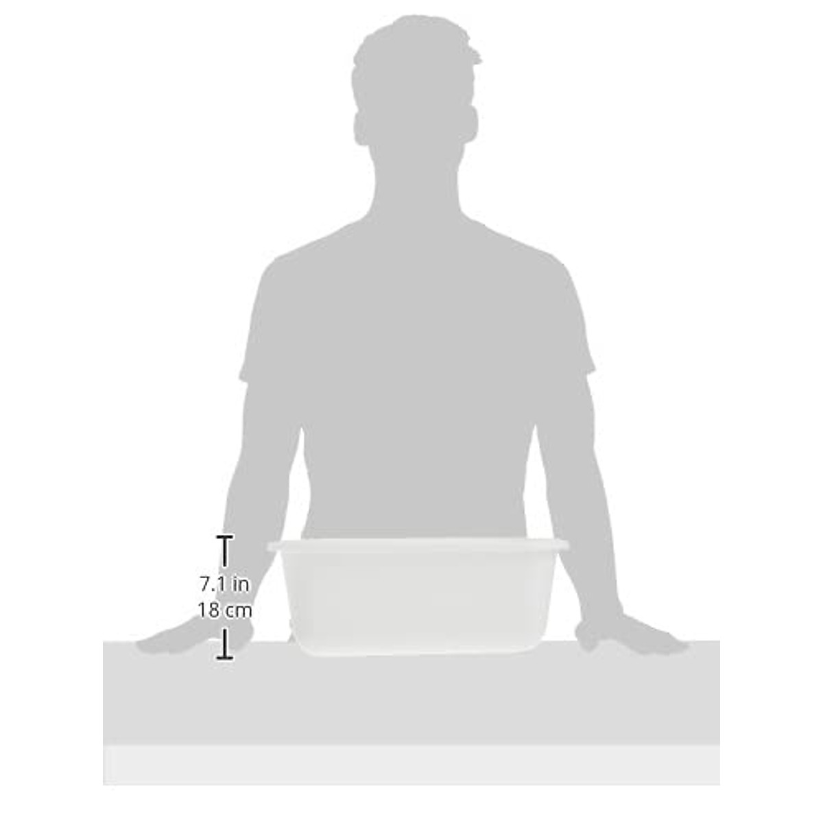 Rubbermaid Pan, 11.4-Quart, White