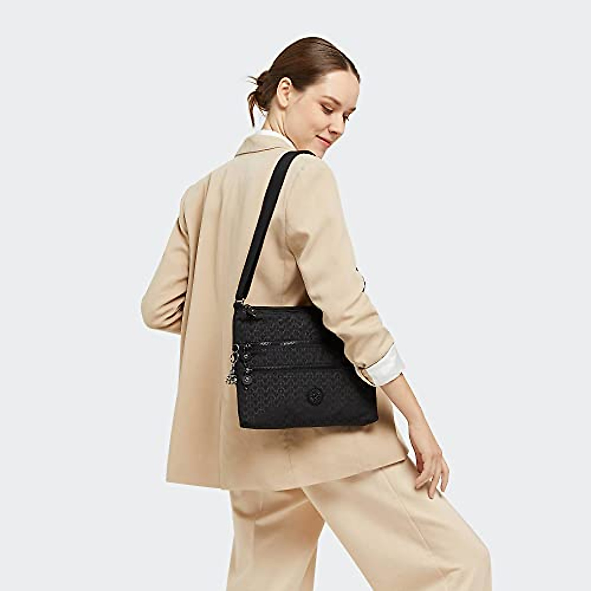 Kipling Women’s Alvar Crossbody Bag, Super Light, Durable Messenger Bag, Nylon Shoulder Bag