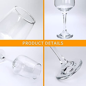 Cadamada Wine Glasses,12oz Red Wine Glasses,for Red or White Wine, High-end Banquet, Party, Bar, Wedding, Gift (16 pcs)