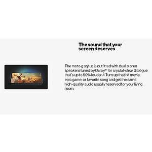 Motorola Moto G Stylus 128GB Mystic Indigo from Verizon (Renewed)