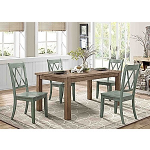 Homelegance Dining Chair (Set of 2), Teal